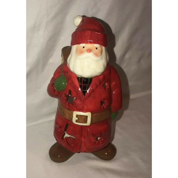 Accents | 7 Tall Christmas Santa Claus Votive Candle Holder Figurine ...
